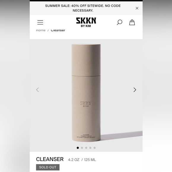 SKNN BY KIM | Skincare | New Sknn By Kim Cleanser Foaming Purifier ...